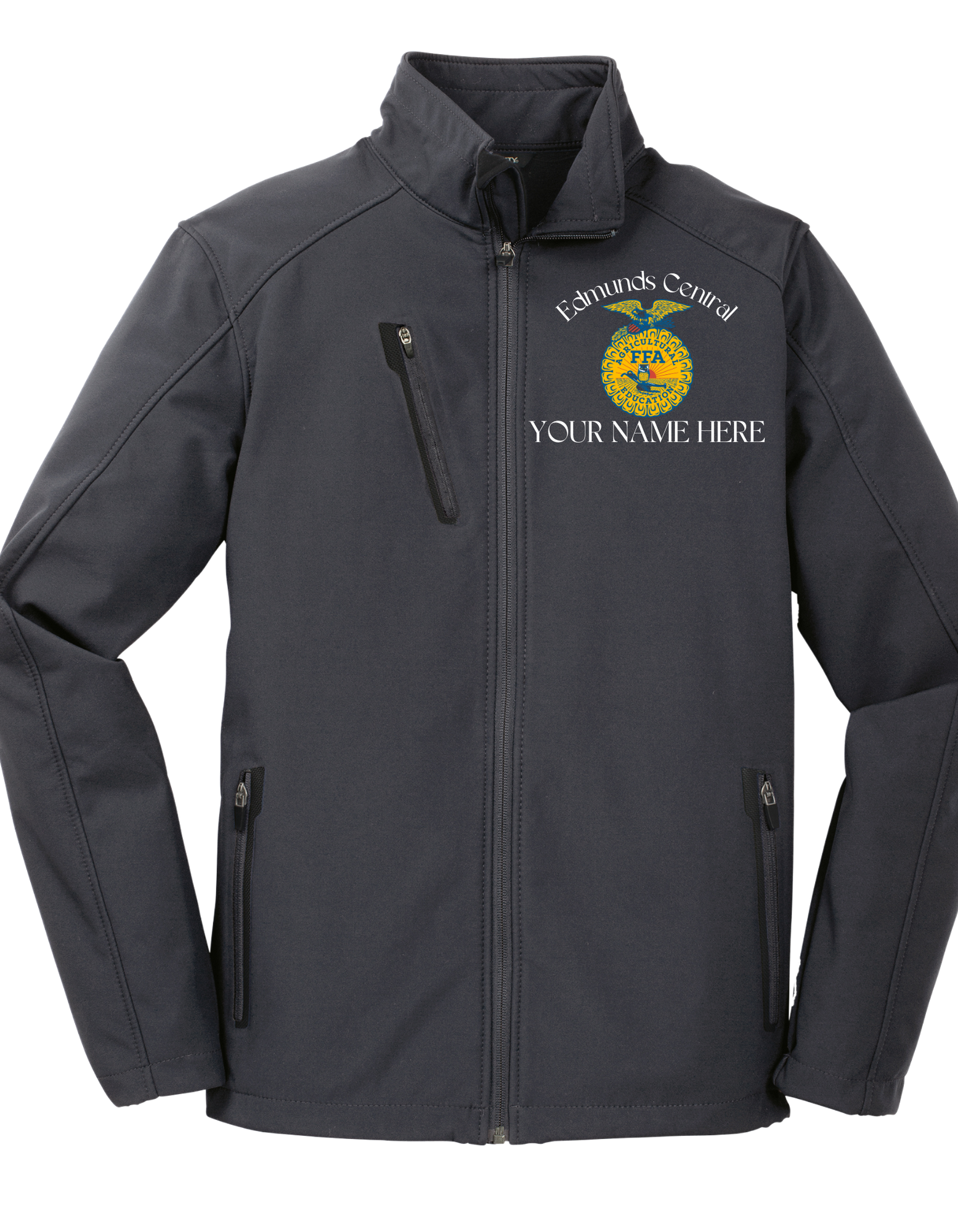 FFA Softshell Coat Embroidered with the FFA Logo and Your Name – C.M.A ...